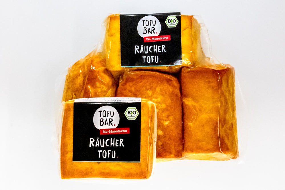 Räuchertofu "Goldstücke" & Tofubar